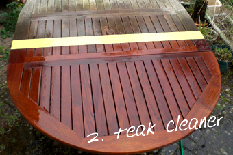 Teak Cleaner & Teak Renovator - Gallery
